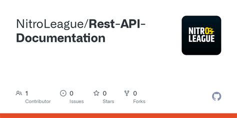 Github Nitroleaguerest Api Documentation