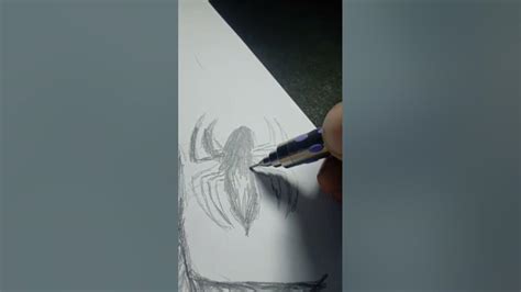 Draw Spider Man🕷 Short Art Varail Drowing Youtube