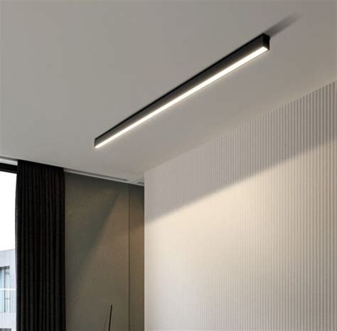Reetahnna Slim Rectangular Linear Ceiling Light Screed