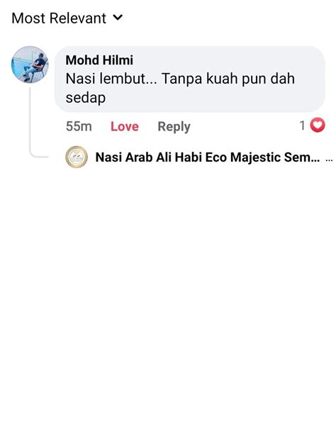 𝗥𝗔𝗠𝗔𝗜 𝗖𝗔𝗞𝗔𝗣 𝗔𝗟𝗜 Nasi Arab Ali Habi Eco Majestic Semenyih