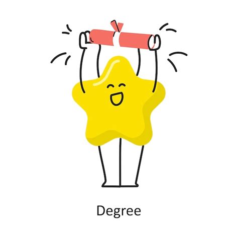 Premium Vector Degree Vector Illustration Isolated On White