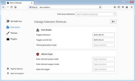 Firefox 66 Lets You Reconfigure Keyboard Shortcuts For Extensions