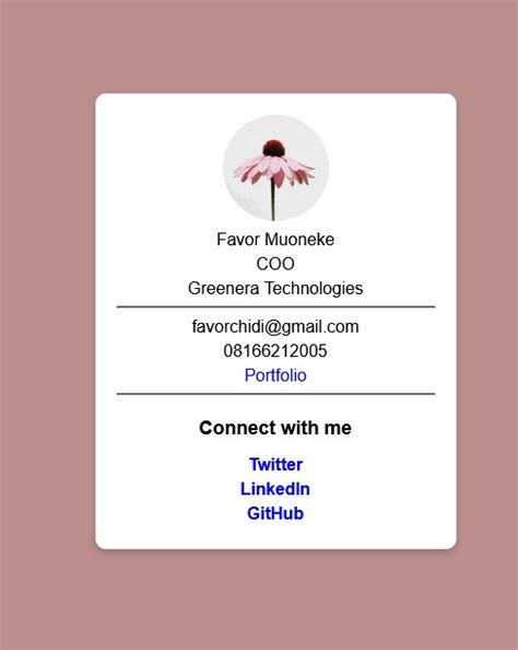 Design A Business Card Design A Business Card Html Css The Freecodecamp Forum