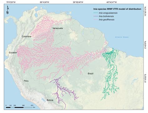 Amazon River Map Countries