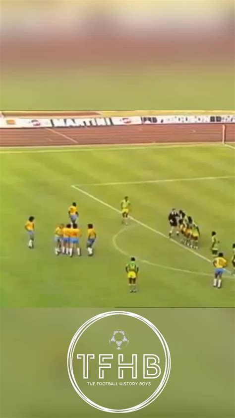 Who Could Forget This Iconic Free Kick At The 1974 World Cup Brazil Vs