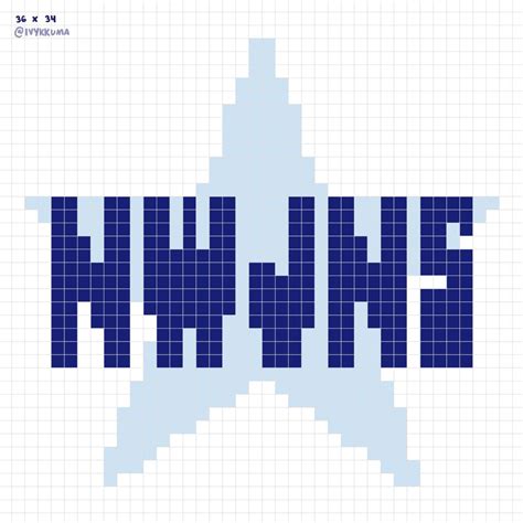 뉴진스 Star Alpha Crochet Pattern