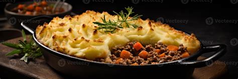 Ai Generated Delicious Shepherds Pie With Minced Meat And Mashed