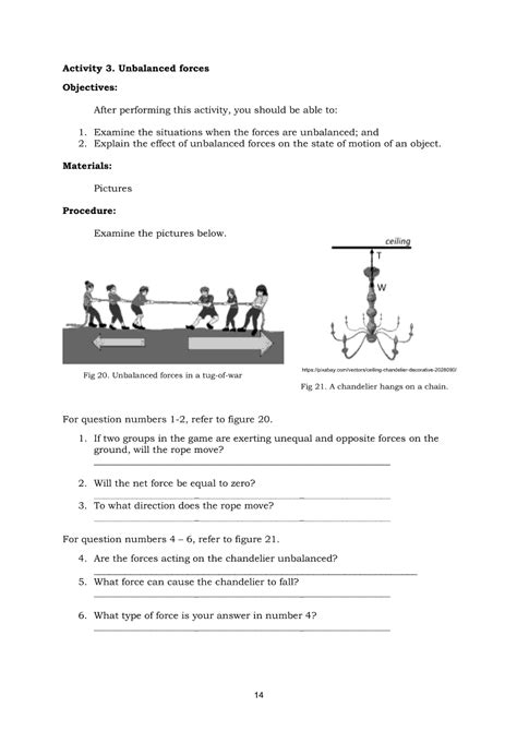 Science 8 Module 1 Forces Grade 8 Modules