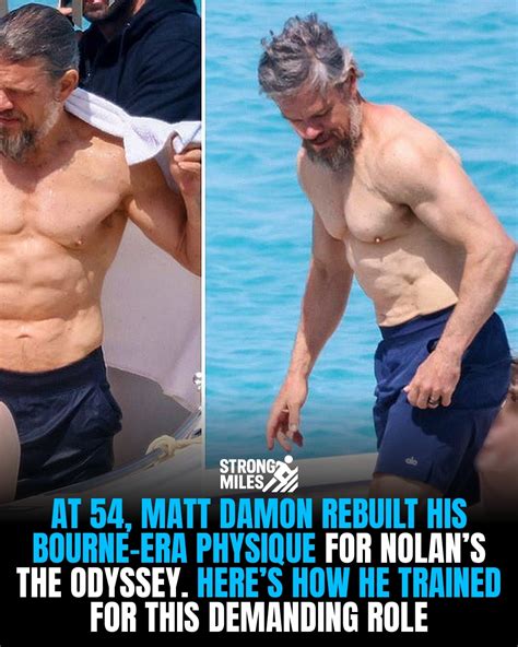 Strong At 54 Matt Damon Stunned Fans By Sculpting A Bourne Era