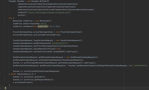 Bug Sp Api Issue Getmyfeesestimateforasin Isnt Passing The Listingpriceamount · Issue