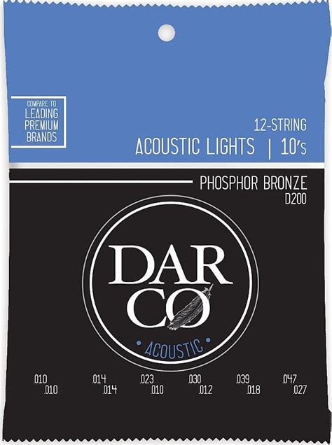 Darco Acoustic Strings 928 12 String Light Reverb