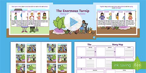 The Enormous Turnip Story Map Activity English Twinkl