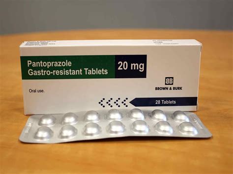 Pantoprazole Tablets Brown And Burk