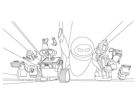 Coloriage Wall E à Imprimer Sur Coloriageenfant Com