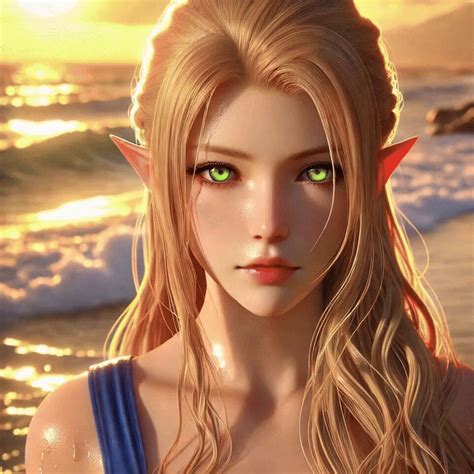 Beach Elf 2 By Elvenbellies On Deviantart