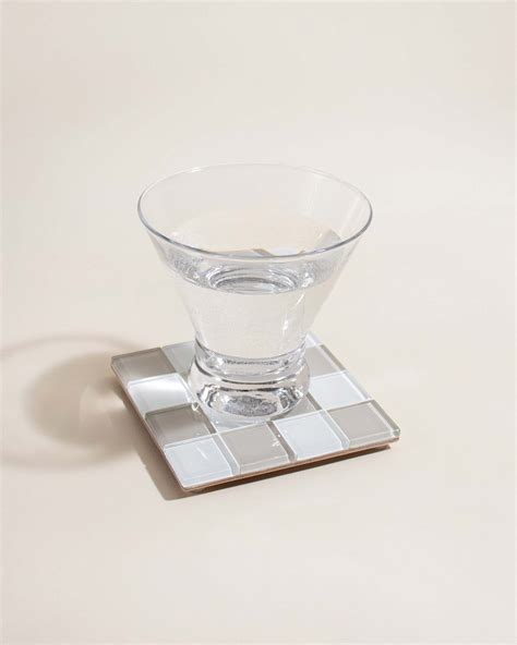 Glass Tile Coaster Handmade Drink Coaster Square Coaster