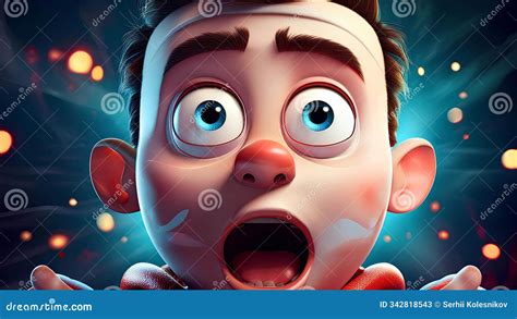 Scared Eyes Hyperrealistic Digital Illustration With Futuristic