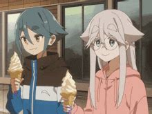 Anime Eating Ice Cream 