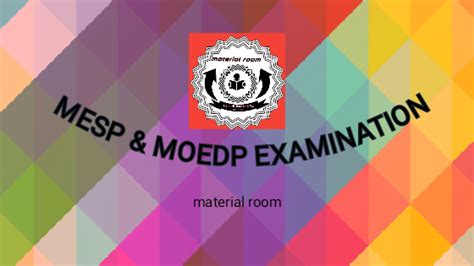 Download Standard 7 Mock Mesp And Moedp Examination Material Room