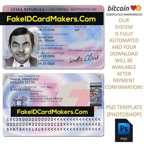 Novelty Ids Photoshop Templates
