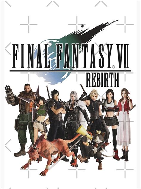 Final Fantasy Vii Rebirth Characters Group Poster For Sale By