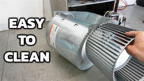 How To Remove And Clean Furnace Or Ac Blower Wheel Youtube