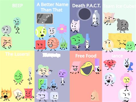 These Would Be The Bfb Teams If There Was No Split Fandom