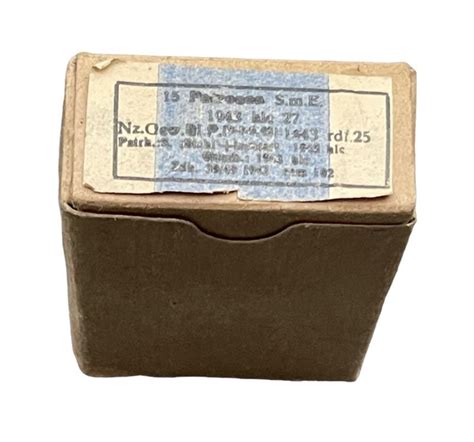Imcs Militaria Wehrmacht K98 15 Rounds Ammunition Box