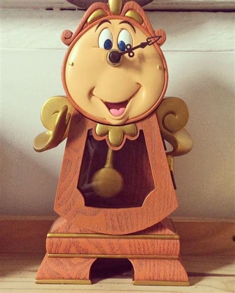 Worlds Cutest Clock Just Arrived My Own Working Cogsworth 🙊 Disney