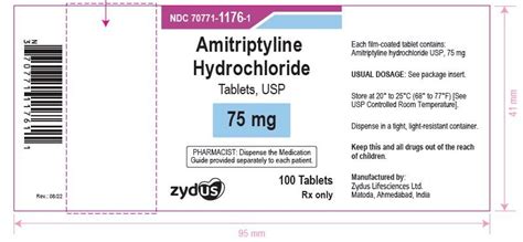 Amitriptyline Package Insert