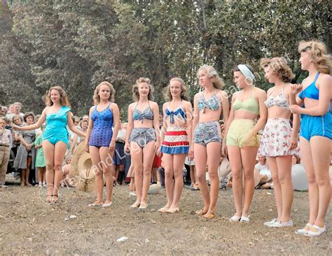 1946 Beauty Contest Price Utah Vintage Old Photo Art Print Colorized