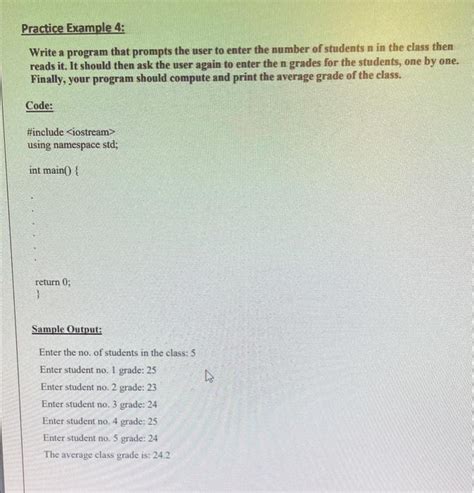 Solved Practice Example 4 Write A Program That Prompts The