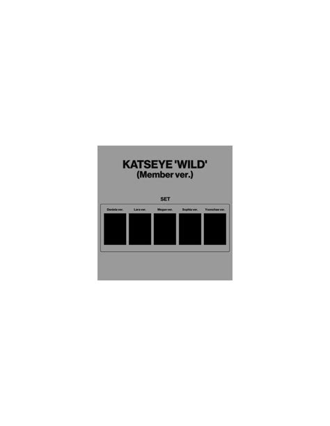 Member Set Katseye Album Wild Set Ver 5cd