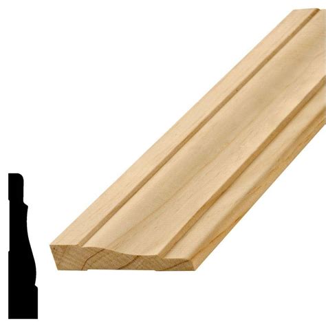 Alexandria Moulding 1116 In X 3−12 In Unfinished Solid Pine Casing