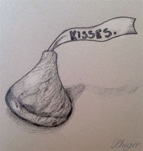 Hershey Kiss Drawing