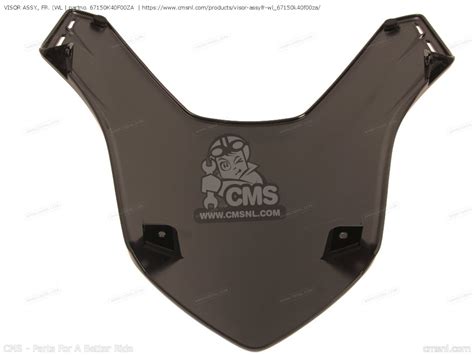 67150k40f00za Visor Assytype1 Honda Buy The 67150 K40 F00za At Cmsnl