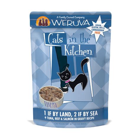 Weruva Cats In The Kitchen 1 If By Land 2 If By Sea Tuna Beef