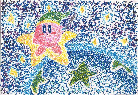 Kirby Pointillism By Anarchaic On Deviantart
