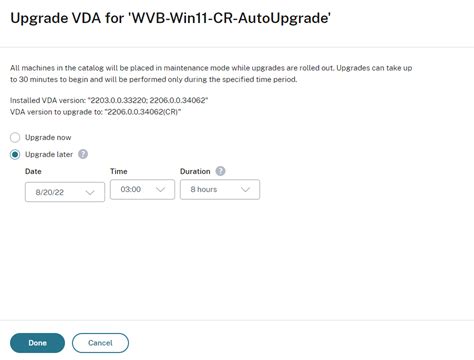 Vanbragt Net Virtualization Automatic Citrix Vda Upgrade