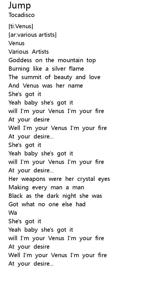 Jump Lyrics Follow Lyrics