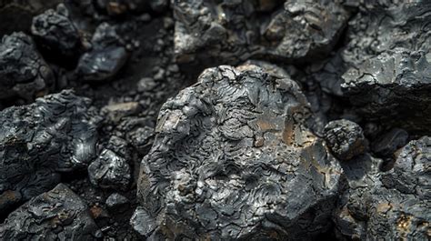 Black Rough Textured Volcanic Rock Surface Dark Gray Igneous Rock