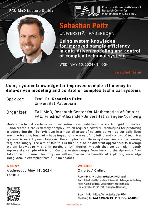 FAU MoD Lecture Using System Knowledge For Improved Sample Efficiency In Data Driven Modeling