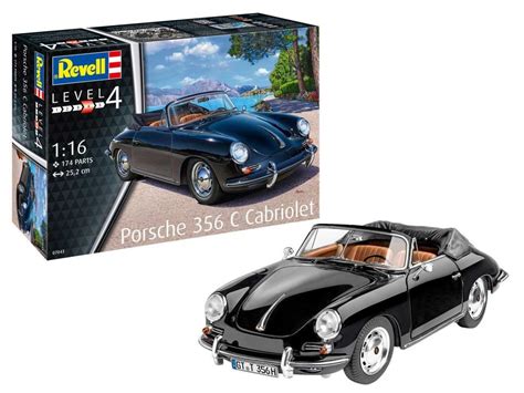 Porsche 356 Cabriolet 1 16 Plastic Model Kit 07043 Revell Car