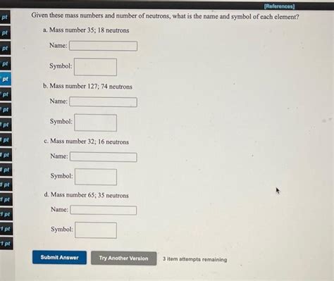 Solved [references Arrange The Following Atoms Or Ions In