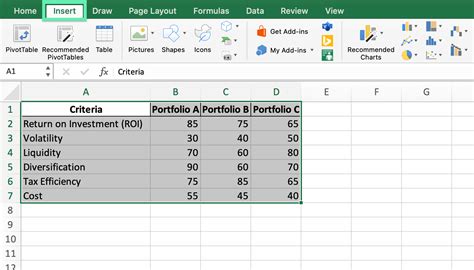 How To Create A Radar Chart In Excel Downloadable Template