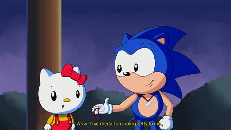 Sonic Gives Hello Kitty A Medallion By Fionaburks2003 On Deviantart