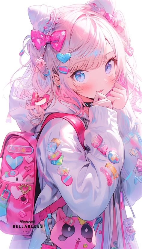 Embracing Kawaii Sweet Girl Aesthetics Dibujos Animados Bonitos