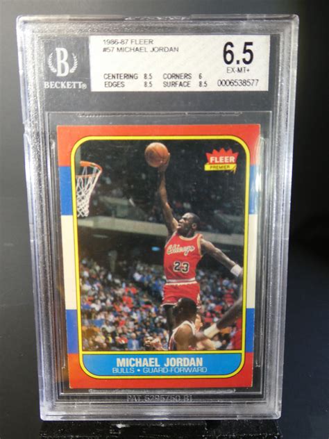 Michael Jordan Rookie Card Value Soaring 1986 87 Fleer