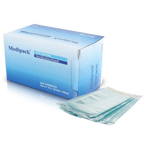 Medipack 200 Zelfklevende Sterilisatiezakjes Voor Handvaten