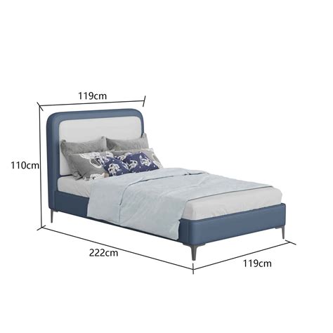 Sammy King Single Bed Frame Navy Wesco Hub